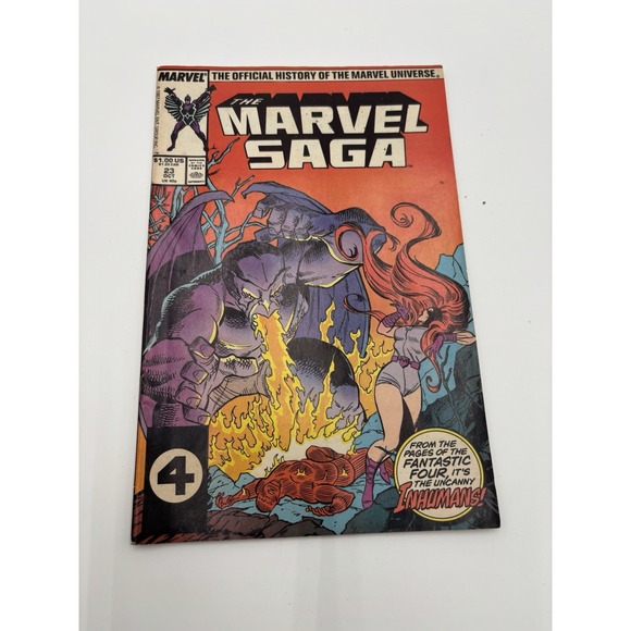 Art | Marvel Saga 23 1987 Marvel Comics Fantastic Four Doctor Doom Ron ...